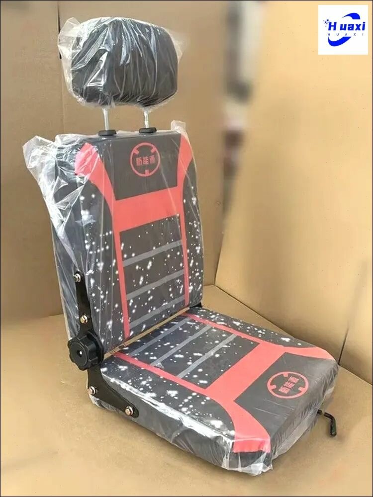 Сиденье для трактора, минитрактора / Кресло универсальное в лодку со спинкой / Складной /С подголовником