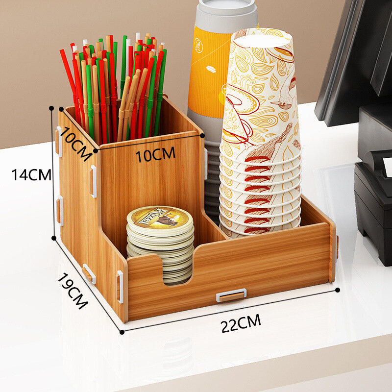 Настольный многофункциональный держатель для стаканов, одноразовая бумажная подставка для стаканов, диспенсер для стаканов в молочном чайном магазине, барная стойка в кофейне