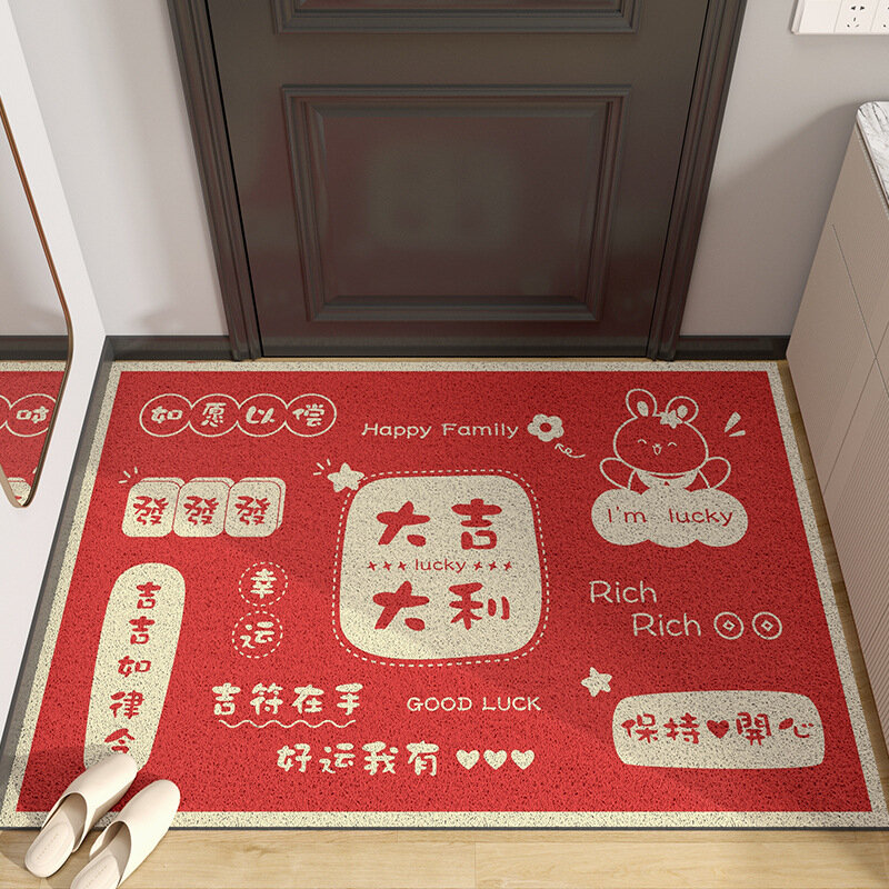 Современный минималистичный коврик для прихожей, противоскользящий коврик, бытовой скребок для грязи, коврик из петлевой ткани с возможностью индивидуального оформления.