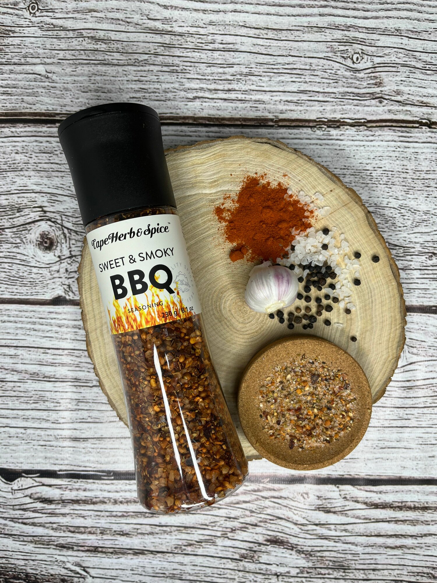 Смесь для гриля BBQ 230г мельница Cape Herb & Spice