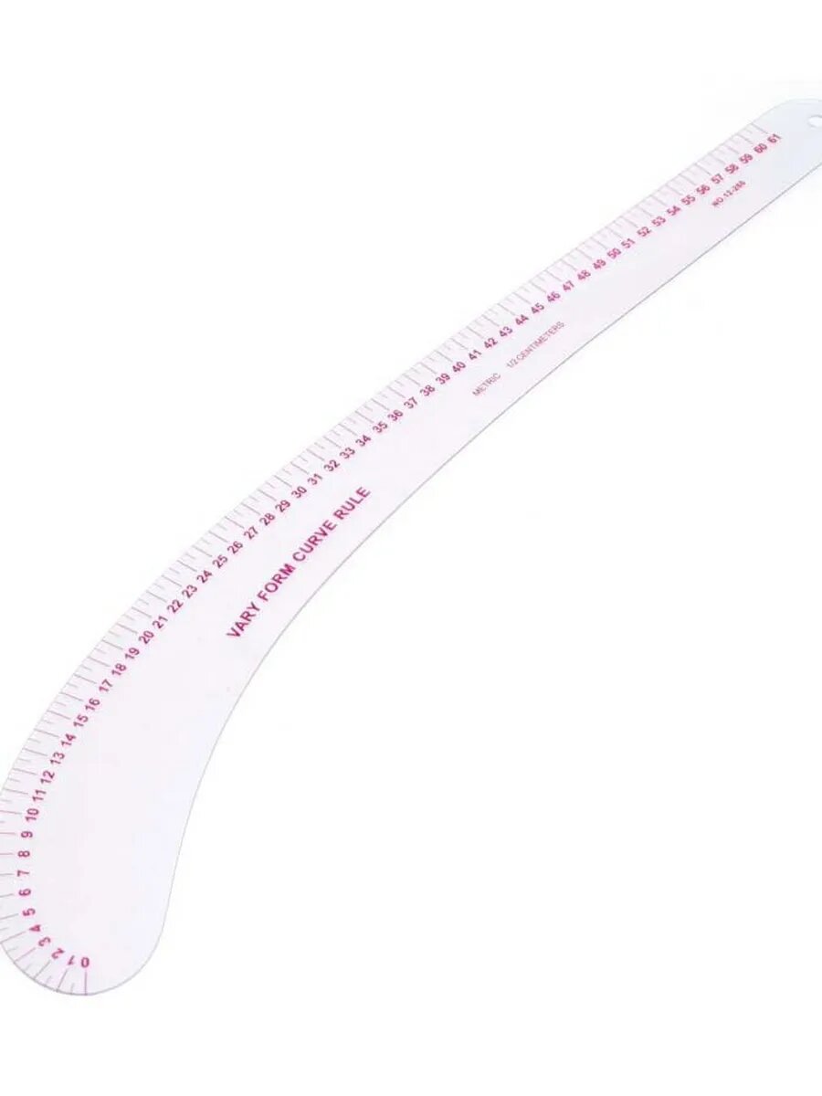 Лекало портновское бочок сабля D1131 57,5х14 см