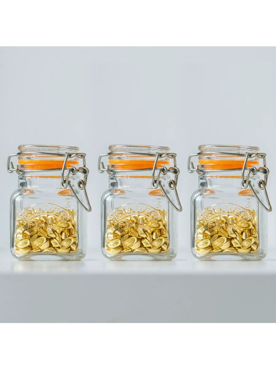 Банки Kilner Mini стекло 70мл, герметичные, 3 шт.