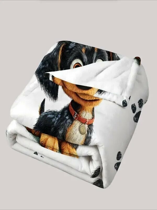 Плед с фотопринтом лёгкий и тёплый , Фланель, 150 см х 100 см