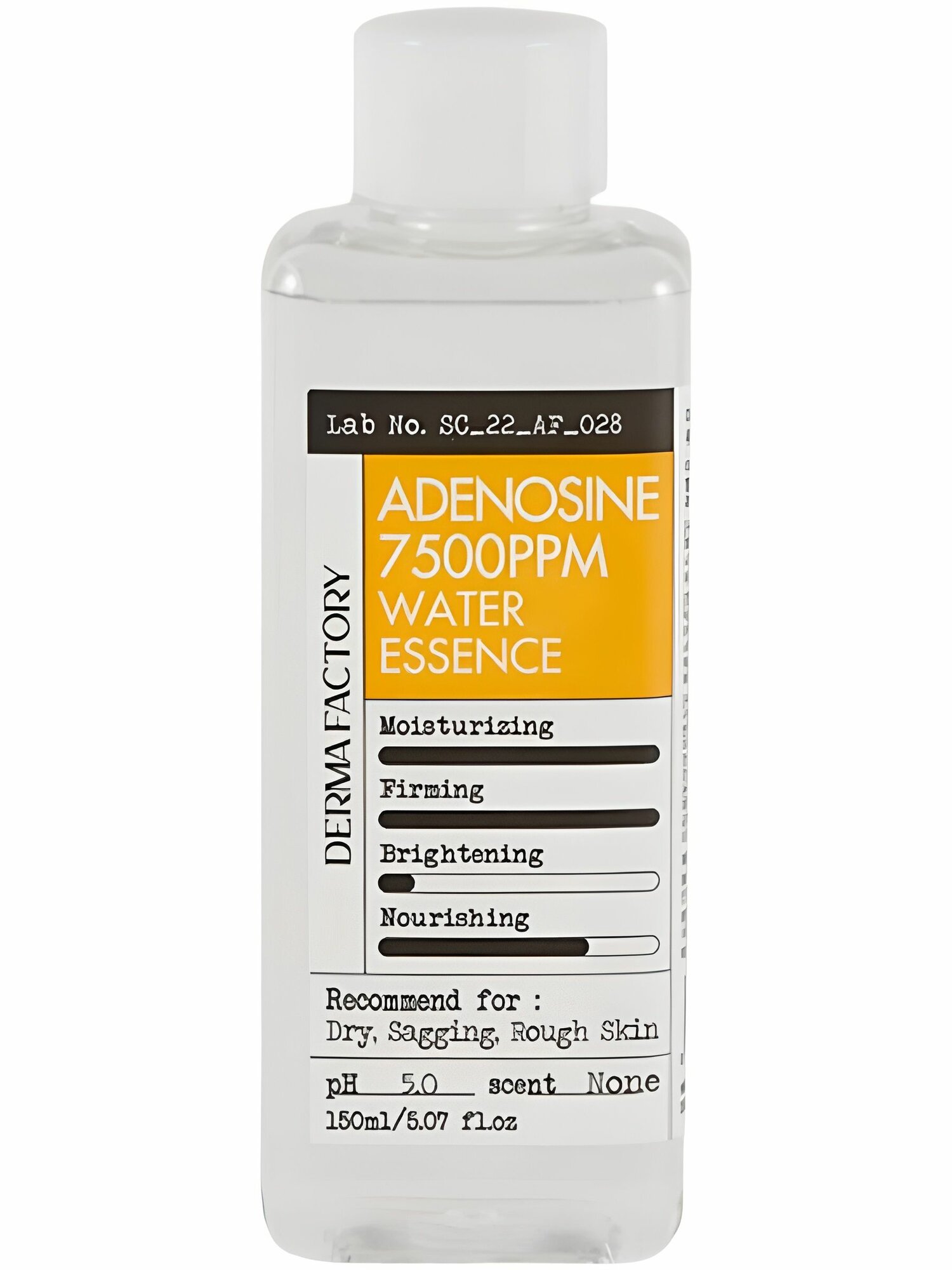 Derma Factory Эссенция для лица с аденозином ADENOSINE 7500 PPM WATER ESSENCE 150 мл
