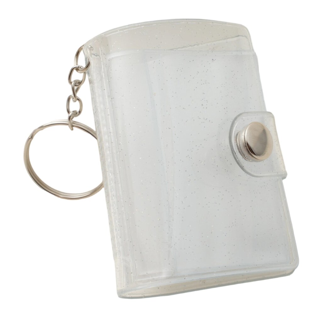 Небольшой 2-дюймовый фотоальбом, вмещающий 20 фотографий, промежуточный фотоальбом для хранения фотографий -сверкающий белый