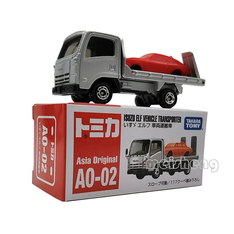TOMY TOMICA AO02 Номер Изузу Грузовик Подъемник Инженерная Модель