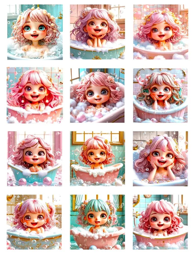 Водорастворимая картинка для мыла А4