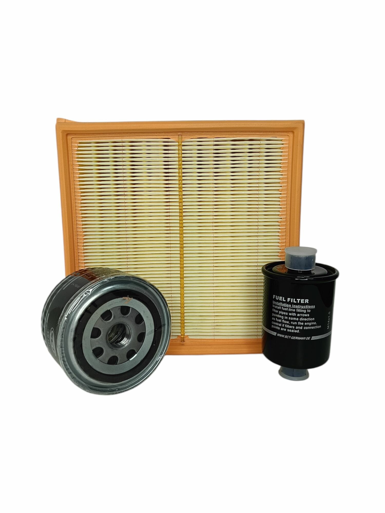 Фильтр воздушный + масляный + топливный Нива 1.7 инжектор (ВАЗ 21214i 4x4 1.7) Комплект SCT