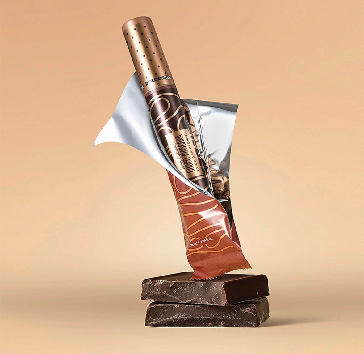 Тушь для ресниц с ароматом шоколада объем и удлинение Choco Mascara