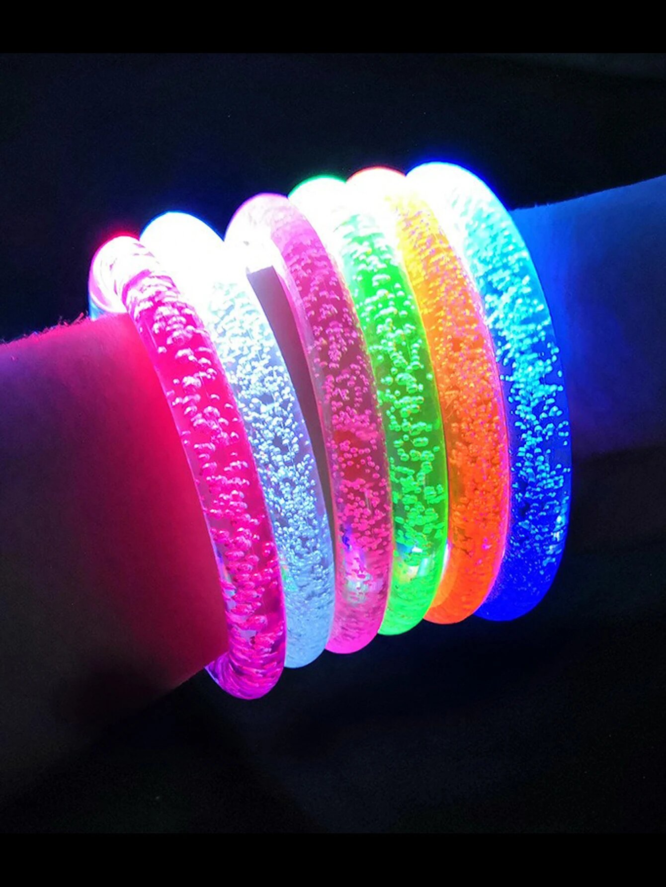 LED-браслеты светящиеся, набор 1 шт