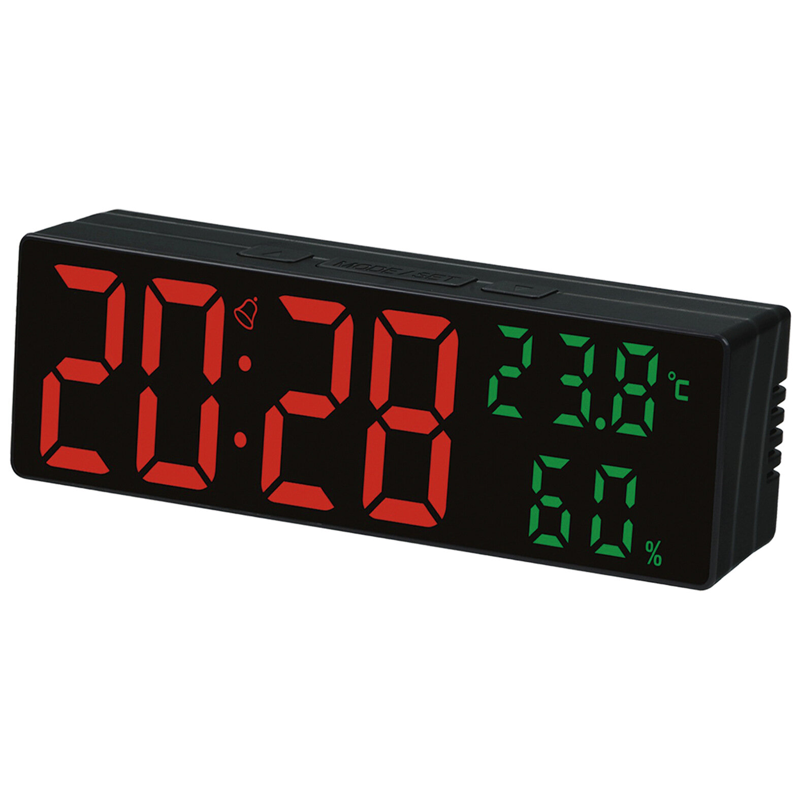 Электронные часы с большим LED-экраном, вечный календарь, USB-зарядка, настенные часы, умное отображение температуры и влажности, бесшумные настенные часы