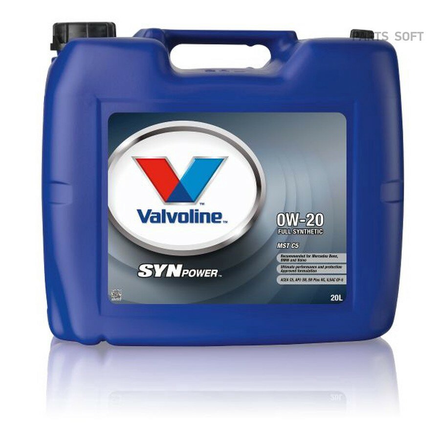 SYNPOWER MST C5 0W20 , шт от официального дистрибьютора, VALVOLINE, артикул 886743