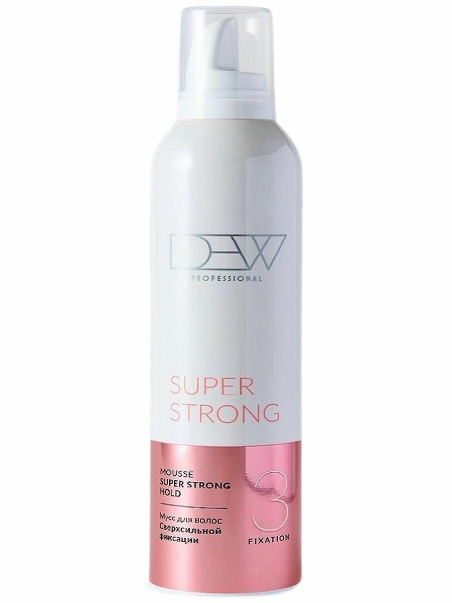 Мусс для укладки волос сверхсильной фиксации DEW Professional, 350 мл