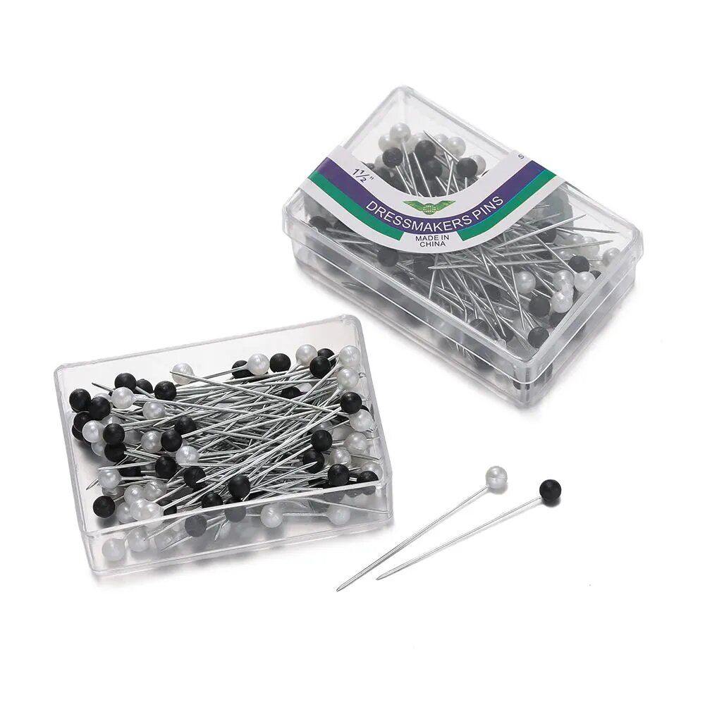 Булавка, 100 шт, цвет: белый