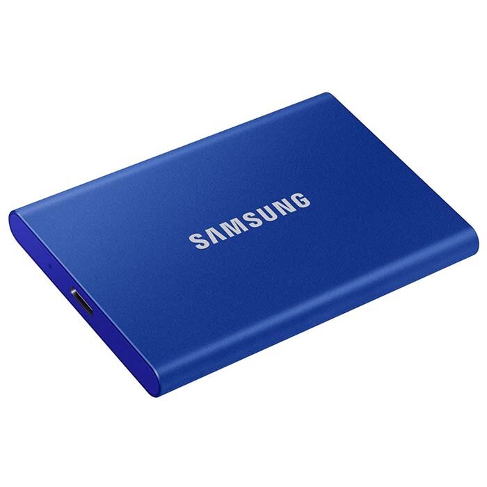 Внешний SSD 1.8" 2Tb Samsung T7 MU-PC2T0H/WW, USB Type-C синий