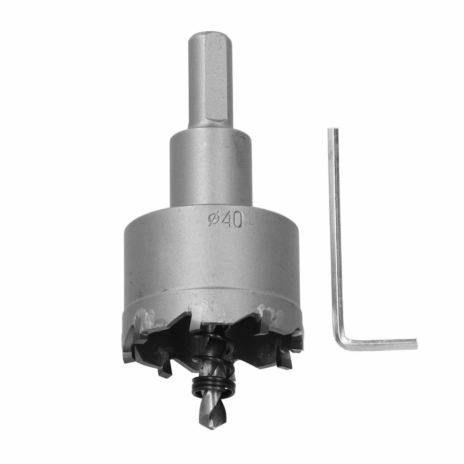 Твердосплавное сверло, тяжелого типа, для нержавеющей стали, 40 мм