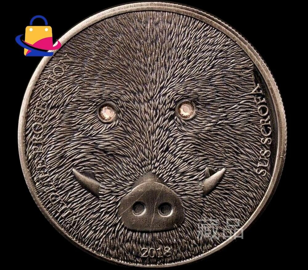 16 Монгольские животные с бриллиантами памятная монета 500 тугриков