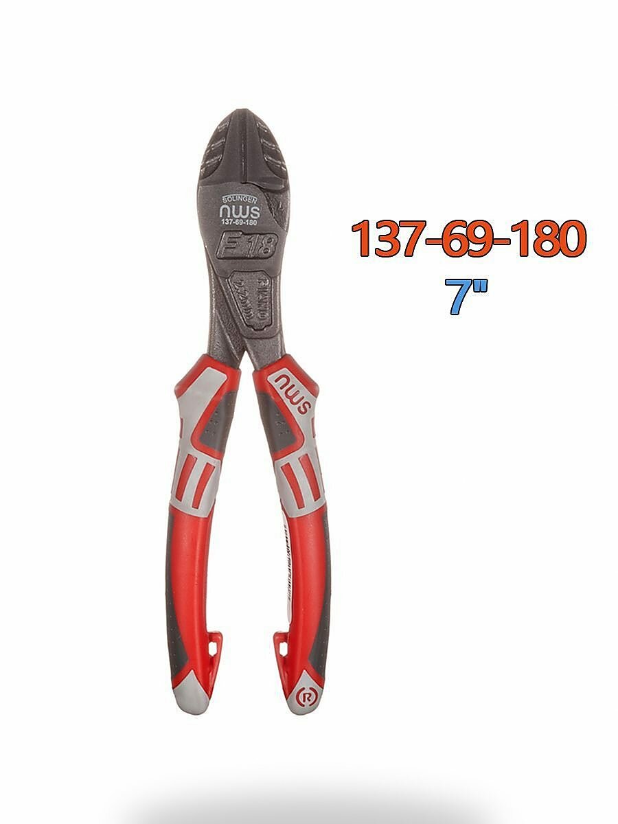 Бокорезы NWS 137-69-180, 180 мм, для резки проводов и металлов