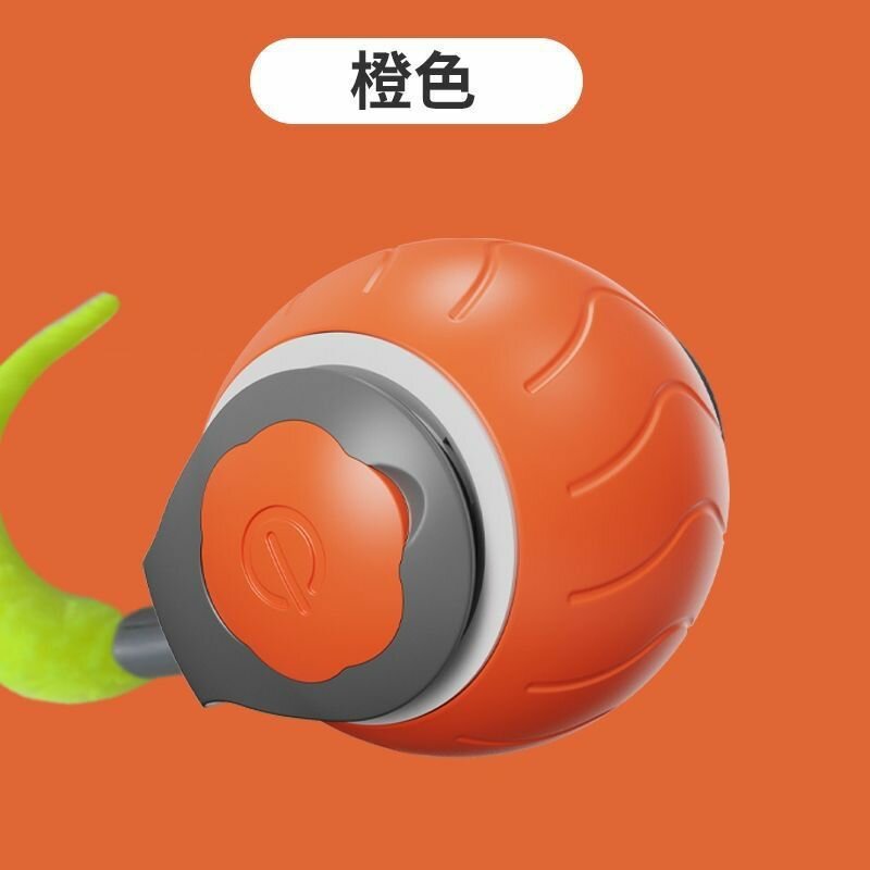 Игрушка для кошек мяч с веревкой силикон