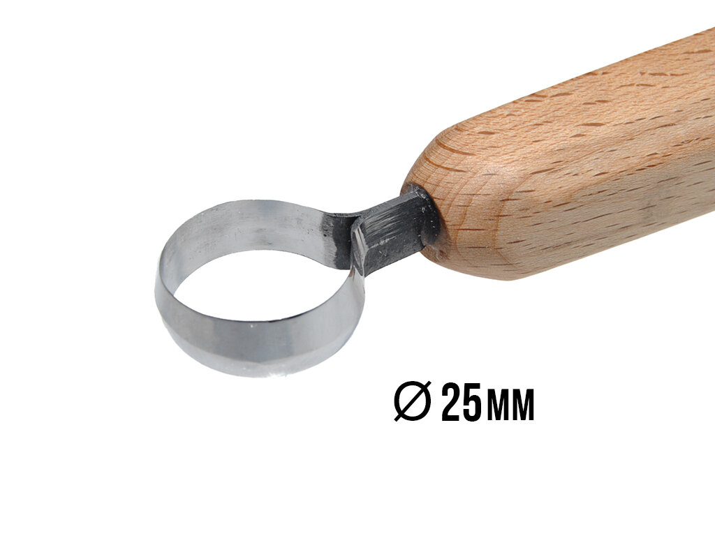 Ложкорез кольцо, диаметр 25мм, силовой для изготовления ложек, кукс, братин Татьянка