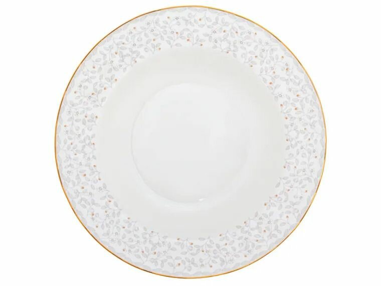 Набор из 2-х глубоких фарфоровых тарелок "Вивьен" D-21 см. Без инд упаковки.