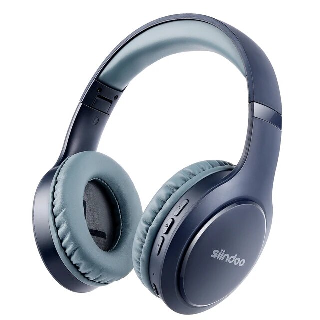 Беспроводные складные стереонаушники Siindoo JH-919 с Bluetooth, функцией усиления басов, шумоподавлением и микрофоном, совместимые с мобильными телефонами.