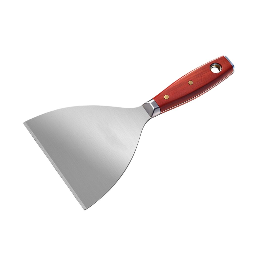 Шпатель из нержавеющей стали с удобной ручкой, Отделочные шпатели, легкий вес для зачистки, оштукатуривания и покраски стен.