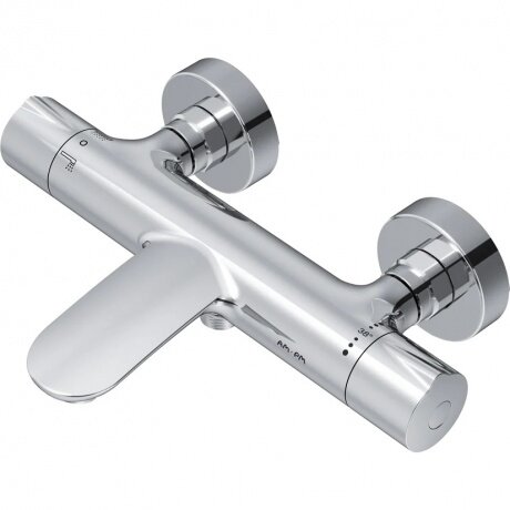 Смеситель для ванны и душа с термостатом AM.PM Like F8050000 хром