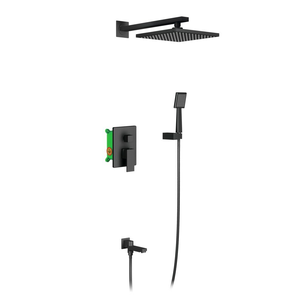 Душевая система встроенная Timo Selene SX-3069/03SM черный