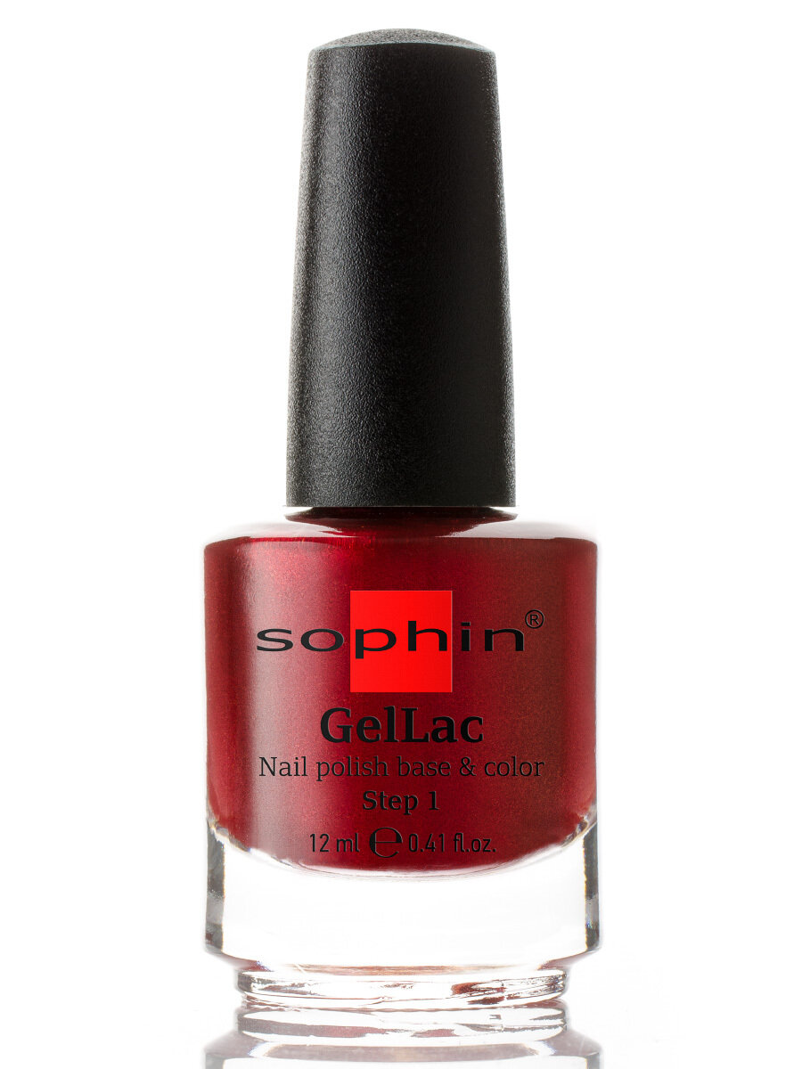 Sophin Гель-лак Gellac тон 0642, база+цвет, без использования UV/LED лампы, 12 мл