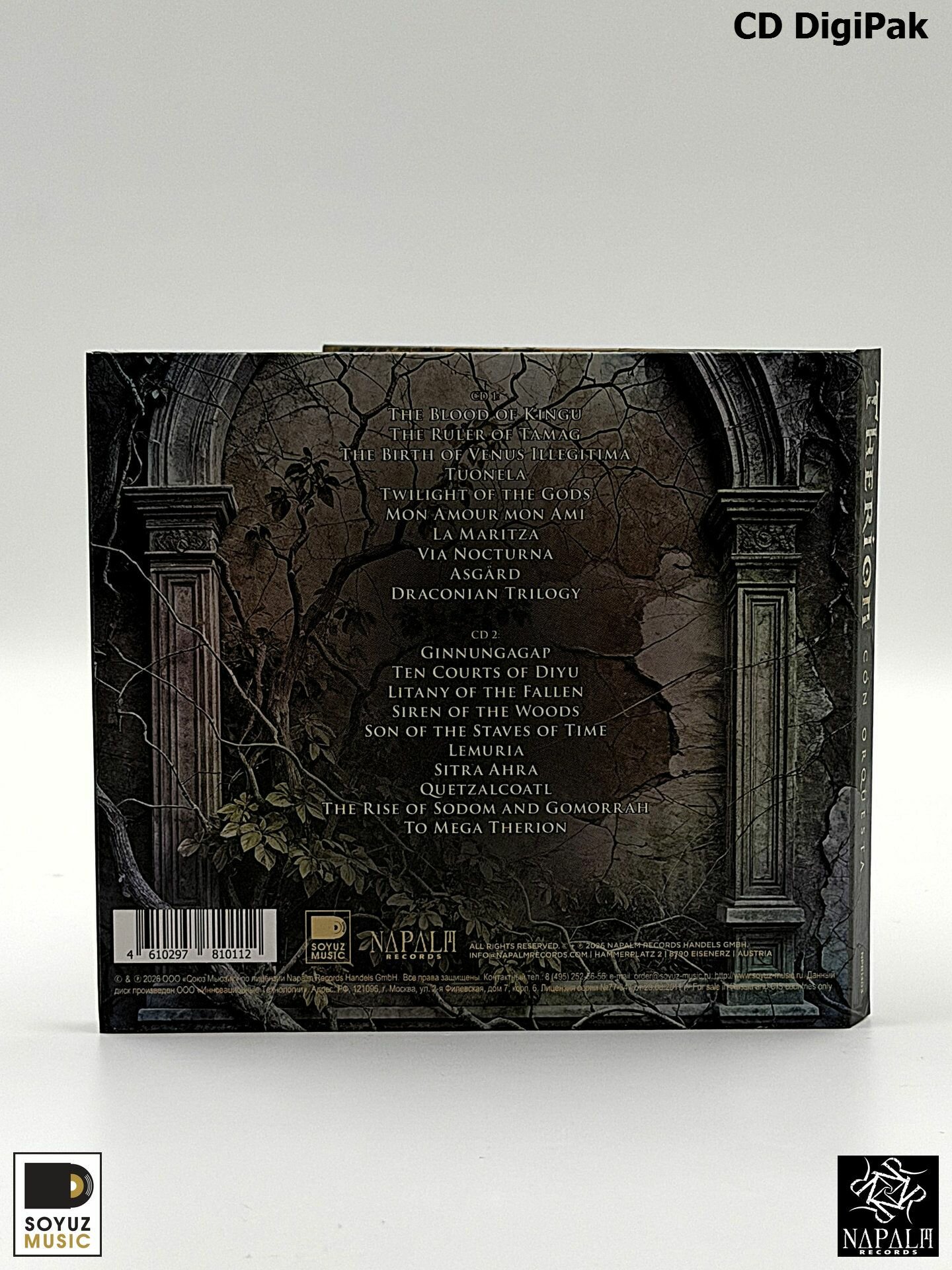 THERION. Con Orquestra (2CD DigiPak/Компакт-диск) — фото 1