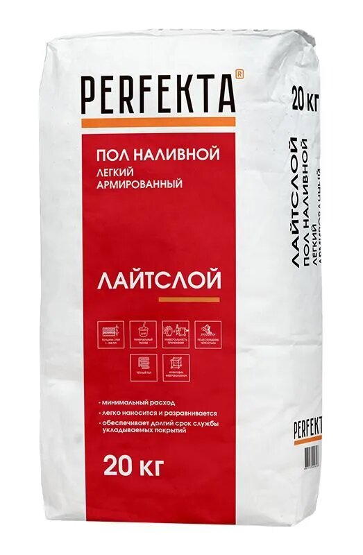 Пол наливной легкий армированный Лайтслой МН, 20 кг