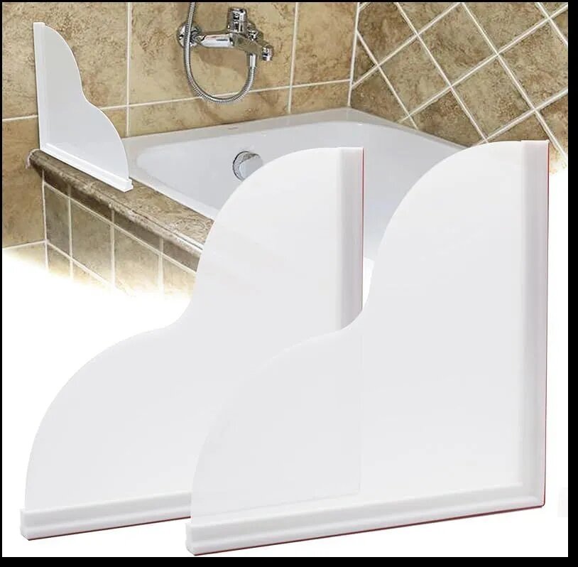 Силиконовый ограничитель воды для ванны/Барьер от воды для ванной 23.5cmx23.5cm