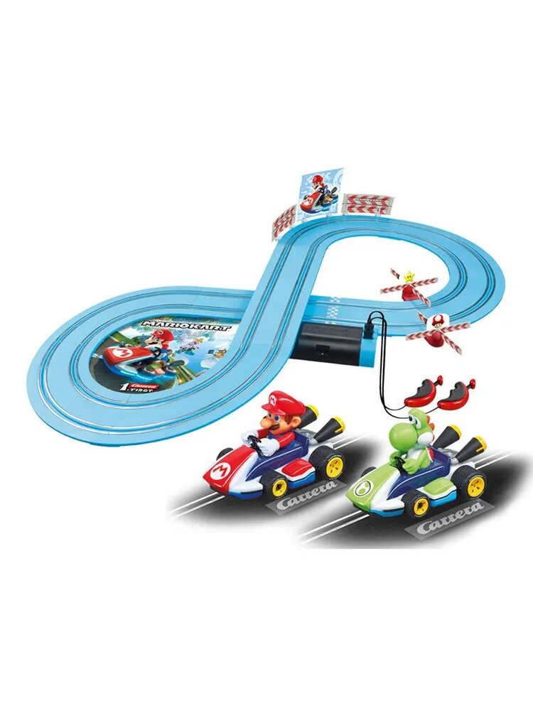 Автотрек Carrera Mario Kart с машинками на пульте управления