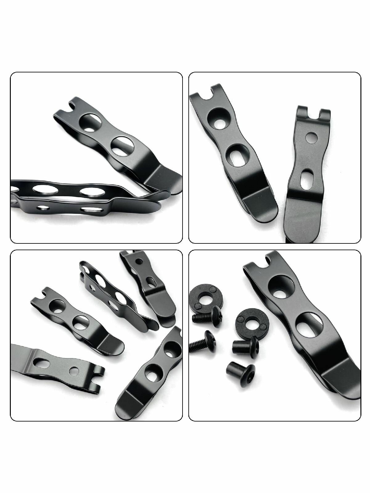 Клипса для ножен, тактическая, ремень, тек лок для ножа, с кнопками, 1 шт