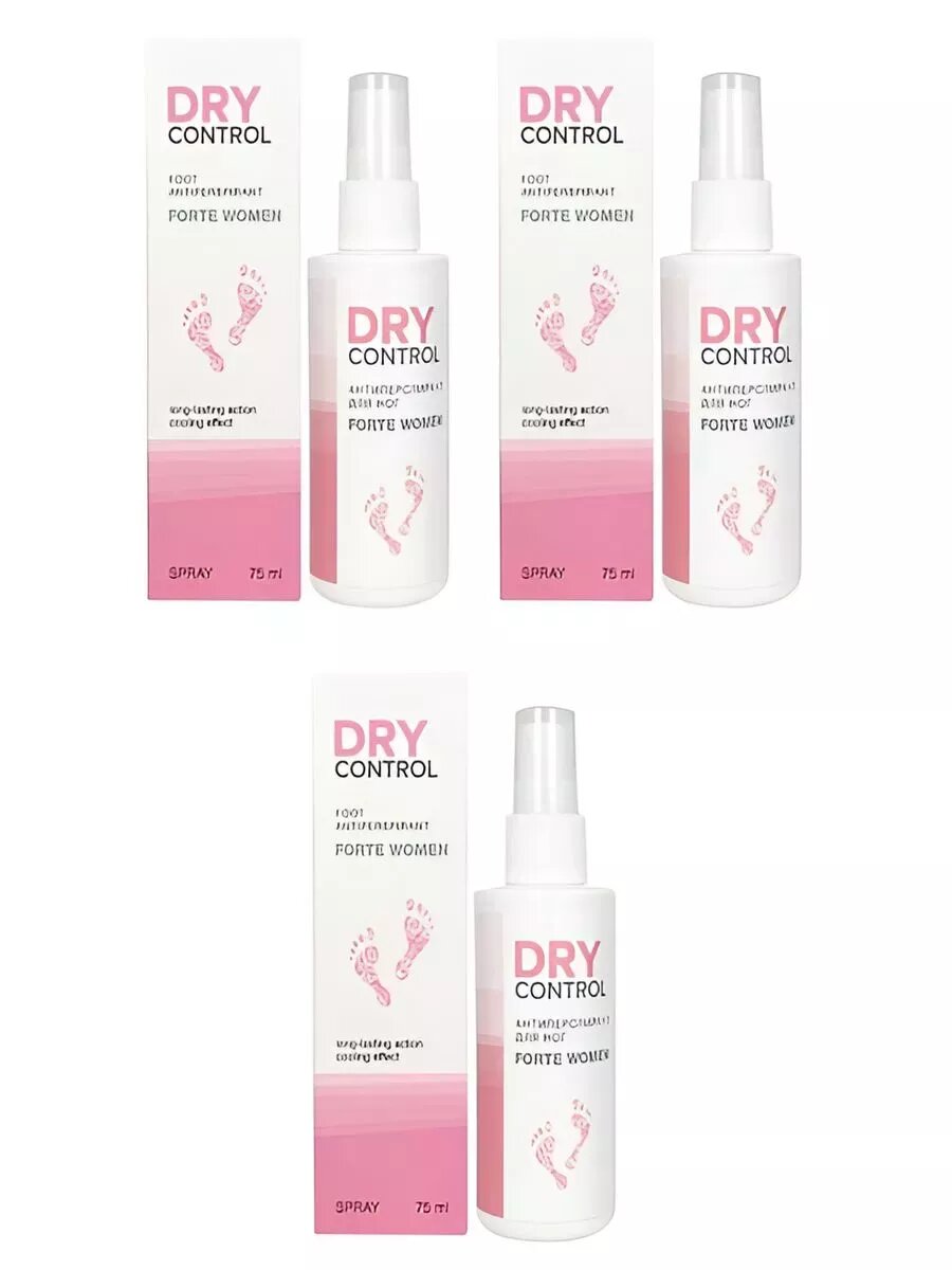 Forte women антиперспирант для ног 3 шт