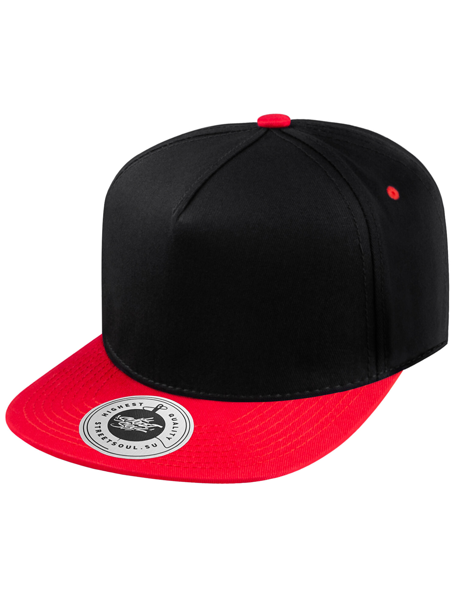 Бейсболка Бейсболка 003-5-2 Пятипанельная двухцветная хлопковая для мужчин