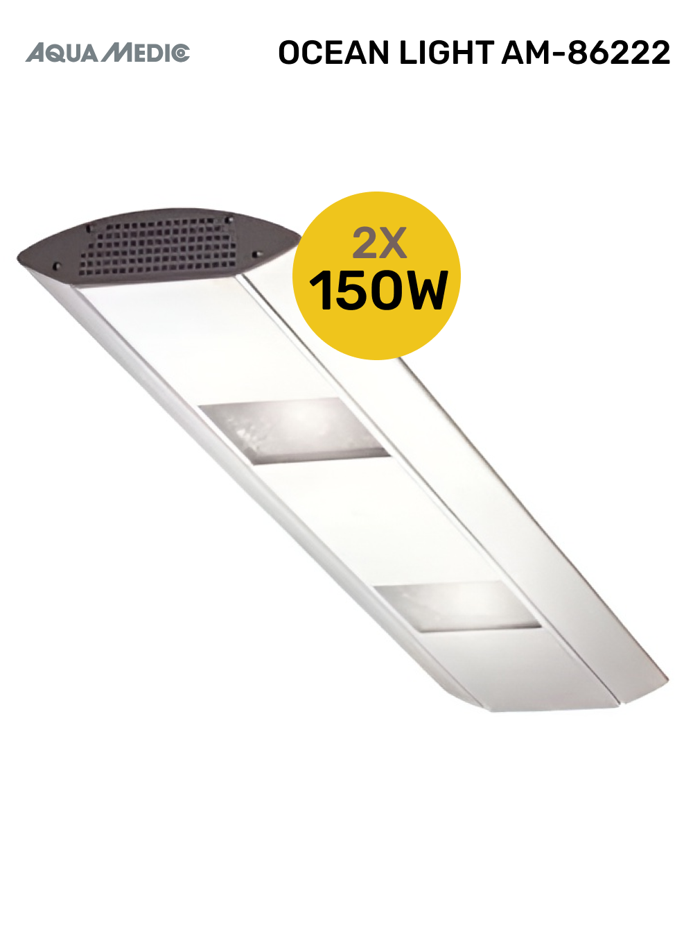 Светильник Aqua Medic OCEAN LIGHT, люминесцентный, для аквариумов, 2x150 Вт