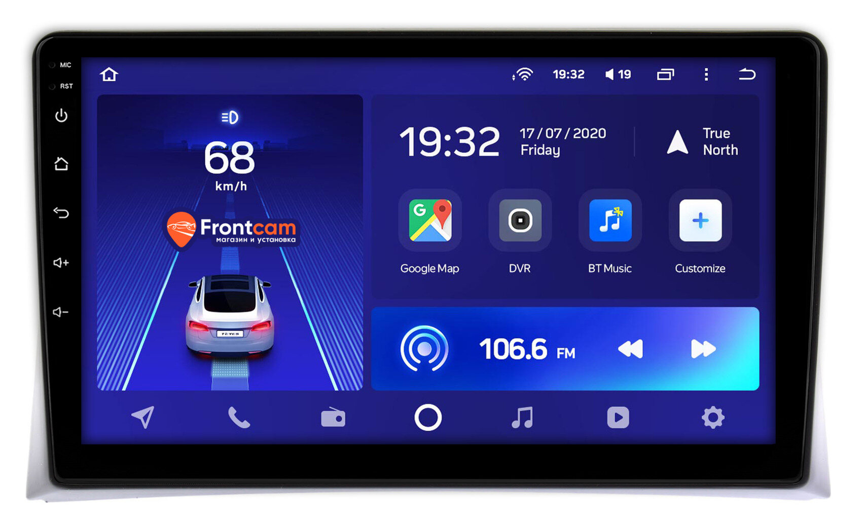 Штатная магнитола Volkswagen Multivan T5 2003-2015 Teyes CC2L PLUS 2/32 9" RM-9-VW074N Android 8.1 (DSP, IPS, AHD)