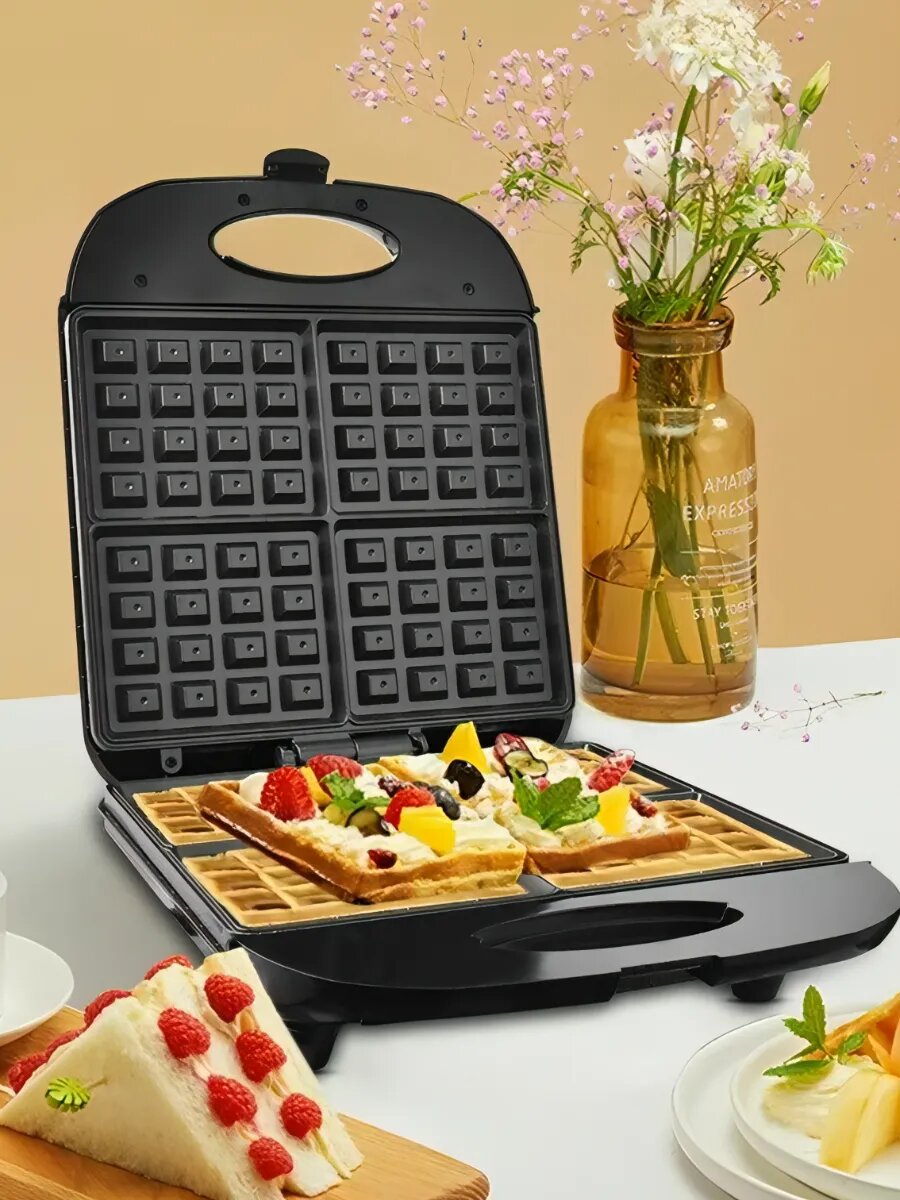 Вафельница электрическая для венских и бельгийских вафель 1400 Вт