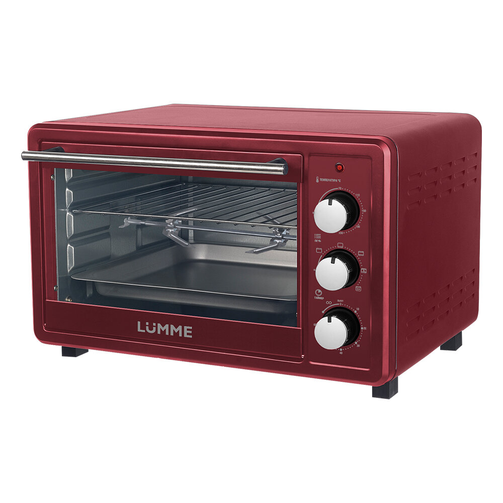 LUMME LU-EO1715C красный рубин духовой шкаф