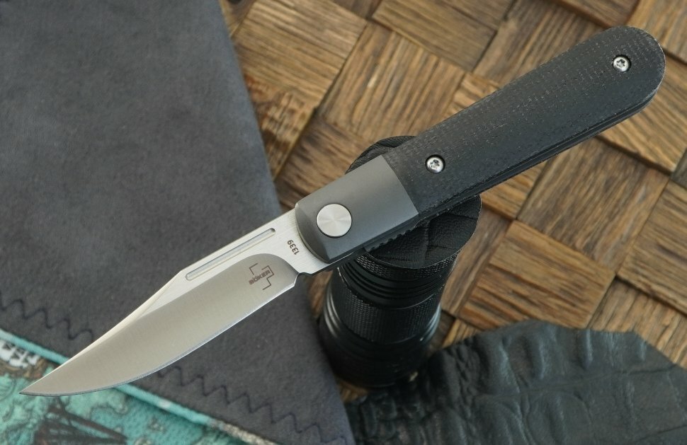 Складной нож Boker Plus Modern Barlow, сталь Nitro-V