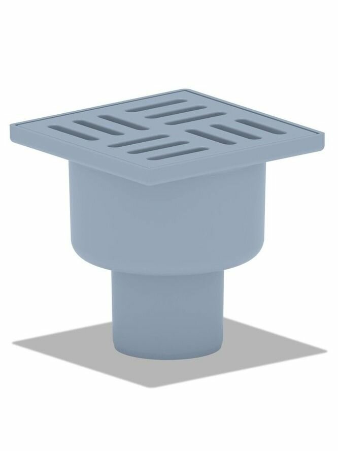 Трап АниПласт TQ5204 10х10 вертикальный, выпуск 50