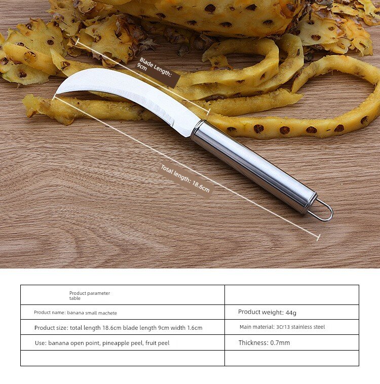 Инструмент для очистки ананаса, нож для ананаса из нержавеющей стали, инструмент для удаления глазок, зажим для