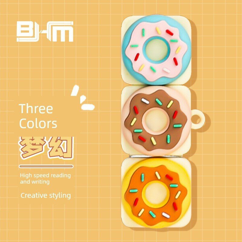 USB-флешка Type-C для компьютера и мобильного телефона, креативная, милая, в виде мультяшного персонажа,