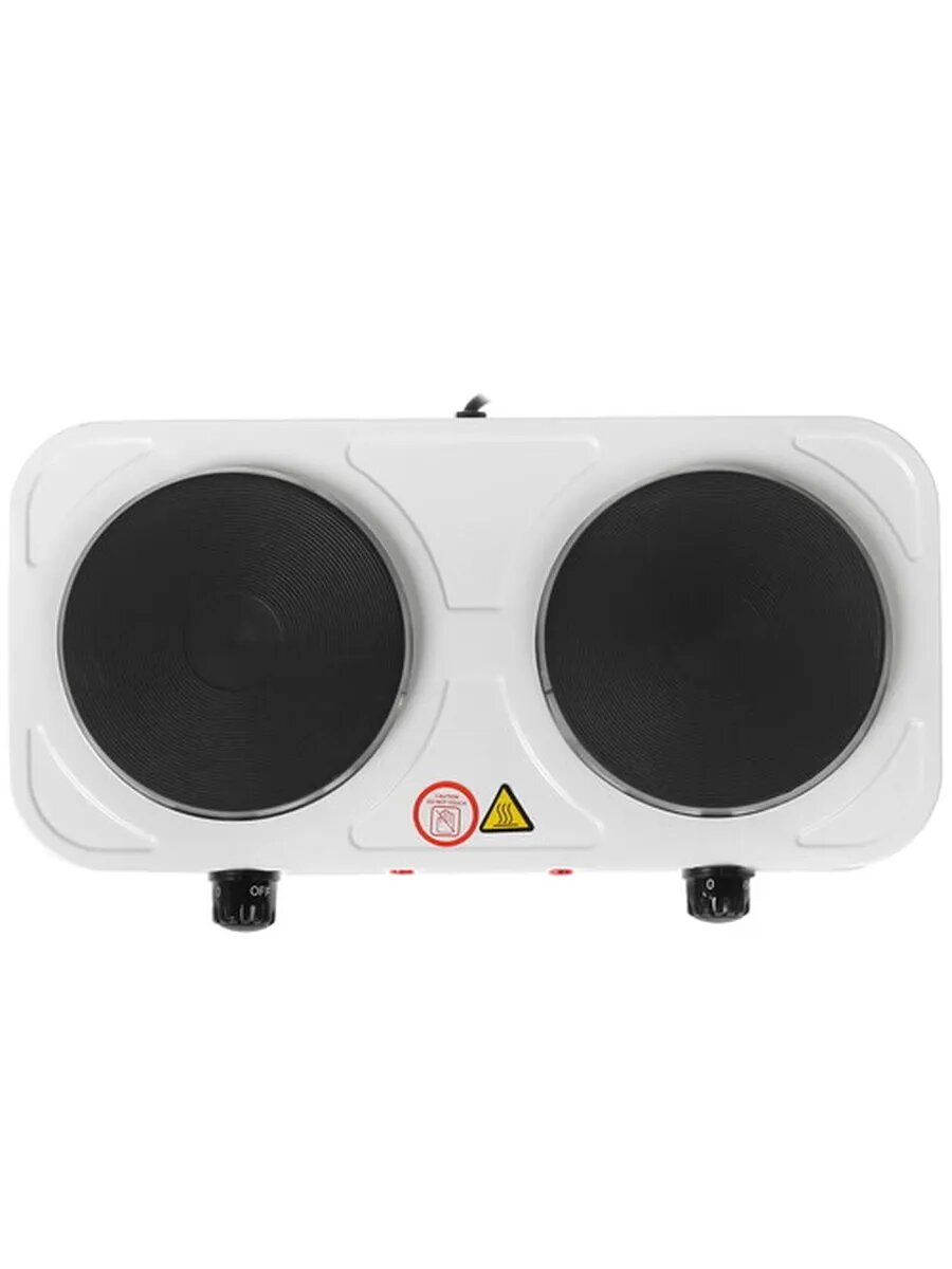 Плита компактная электрическая Aceline CP-020w 2 кВт, конфорок - 2 шт, белая