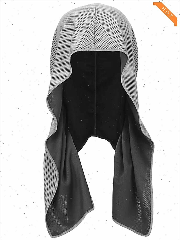 Охлаждающий шарф для бега и тренировок синий