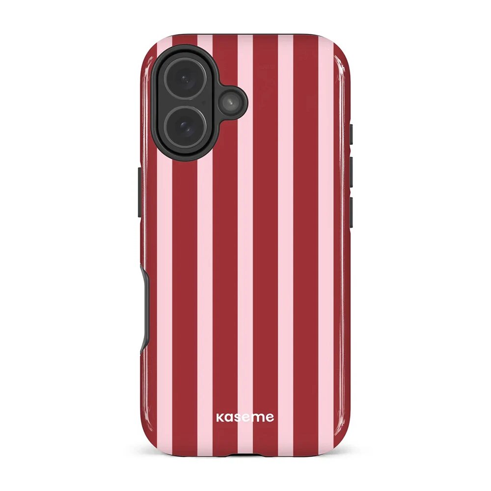 Чехол iPhone 16 Pro в красную полоску