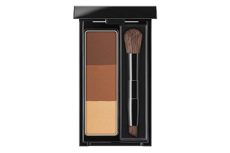 Тени для бровей женские KATE 3D Effect Styling Tricolor Eyebrow Powder EX-6, 2.2g