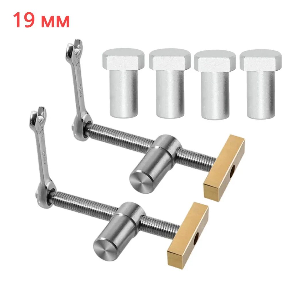 Вставки собачьего тормоза для деревообрабатывающего верстака, Быстросъемный зажим для верстака, латунные крепежные тиски